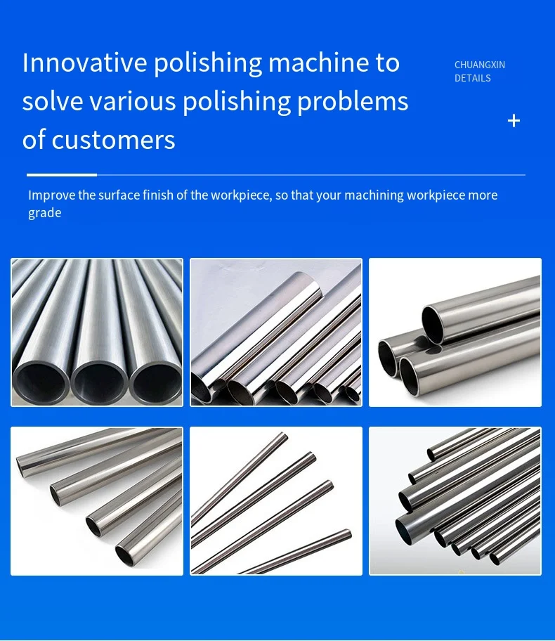 Double Round Tube Automatic Polishing Machine Hardware Surface Grinding ...