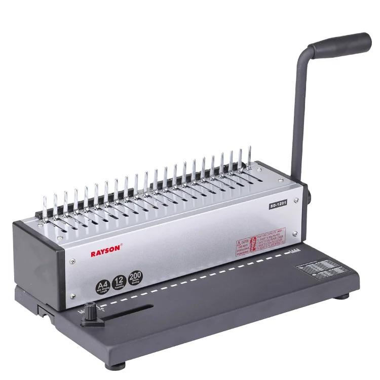 Comb Binding Machine Sd-1201 Asia's Best Binding Machine For Books And Documents Binder - Buy ...
