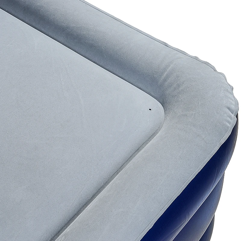 Flocking Pvc Plane Mattress Sponge Inflatable Bed Double Electric Air ...