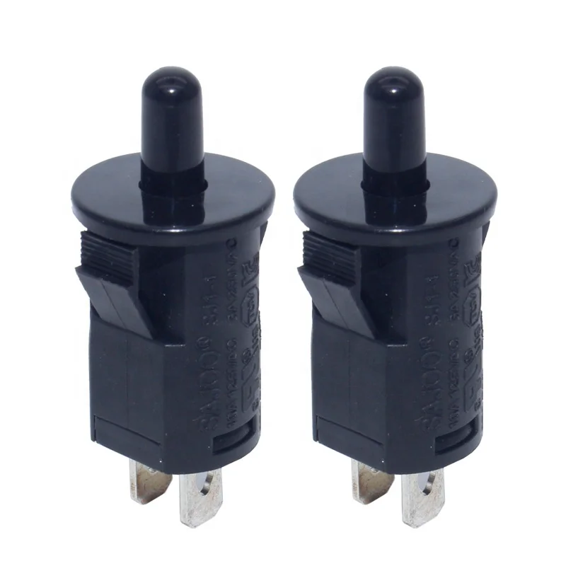 3A 125V Hot Selling Refrigerator ON-OFF Door Push Button Switch