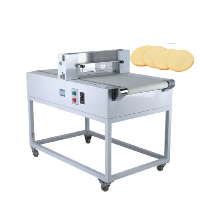 Round Sponge Cake Horizontal Slicing Machine Cake Cutter Slicer Machine ...