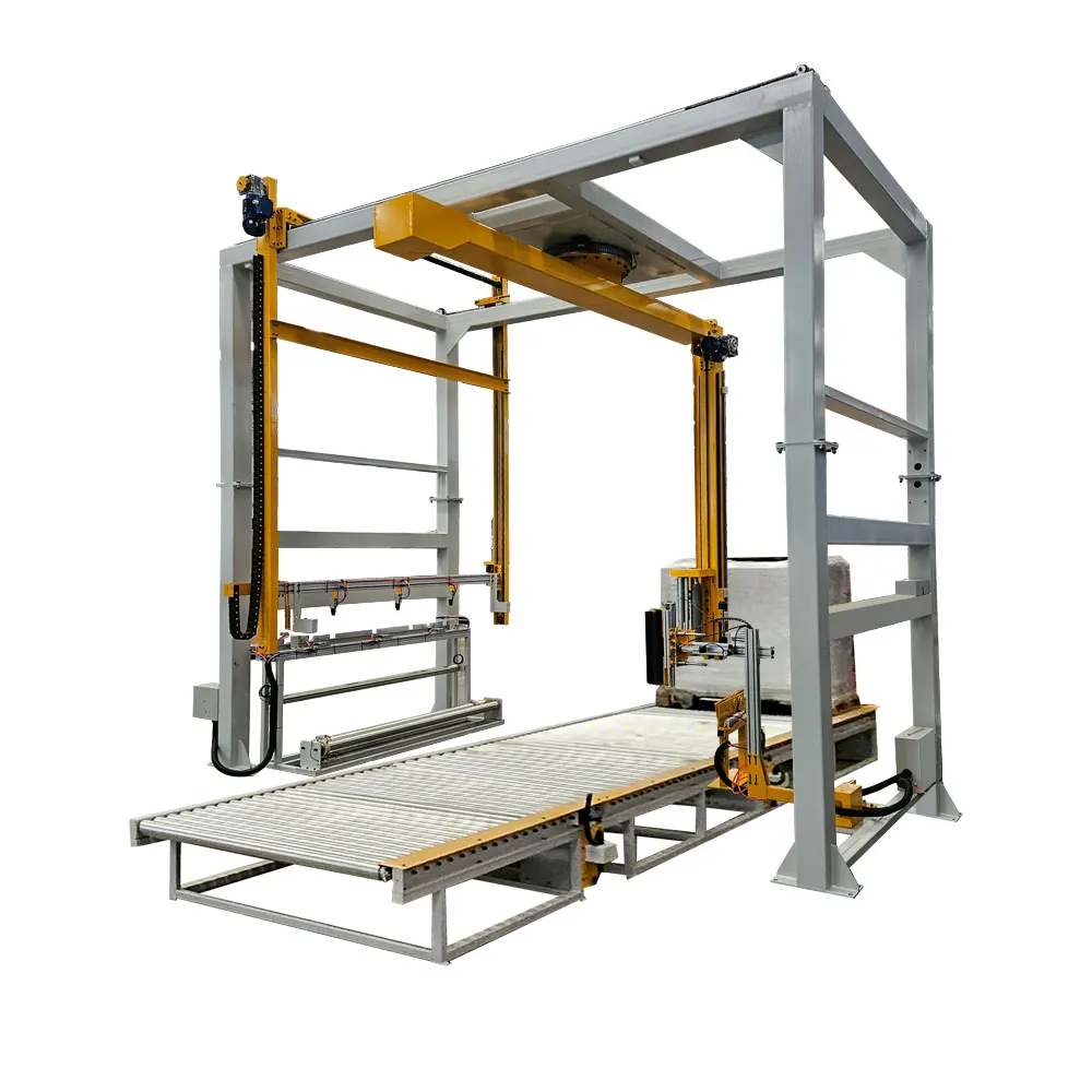 Rotary Arm Pallet Stretch Wrapper Automatic Pallet Wrapping Machine Top ...
