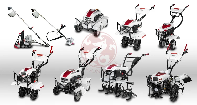 Mini Tiller Land Cultivation Multifunctional Micro Cultivator Hand Push ...