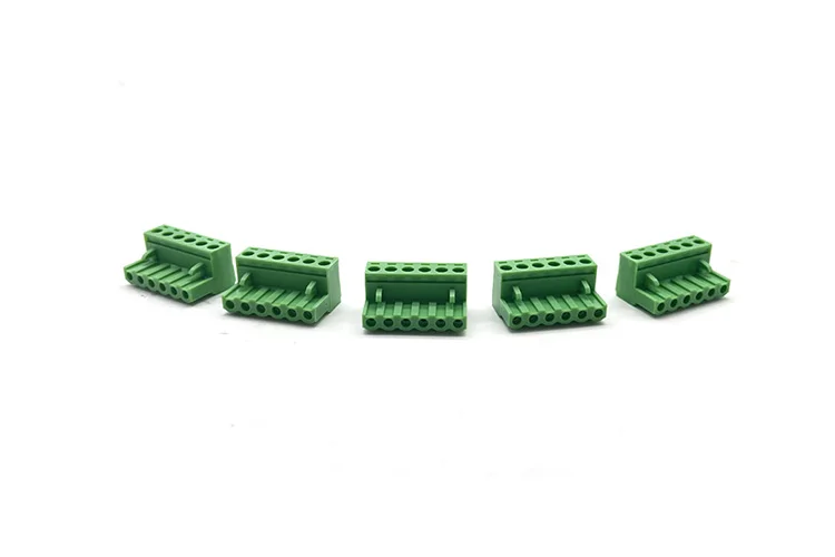 Screw Pcb Terminal Block 3.5mm 3.81mm 5.08mm Pitch Pcb Connectors 90 Angle Dinkle Pluggable ...