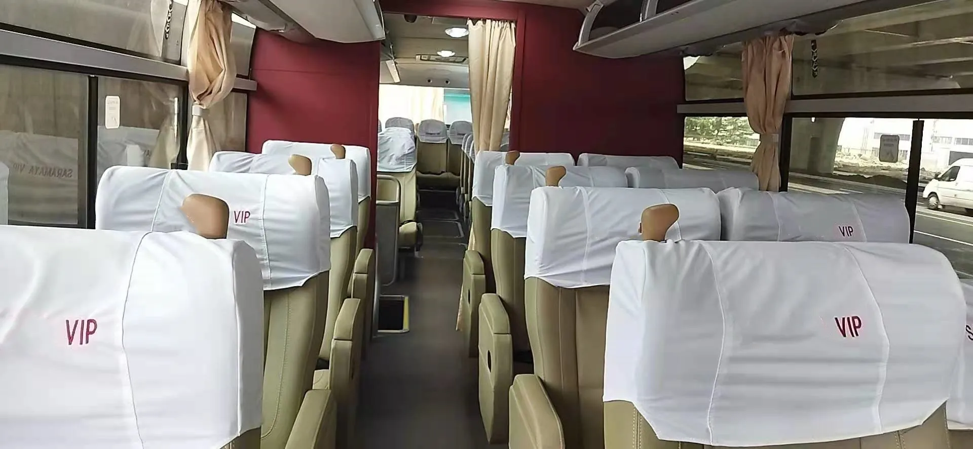 Luxury VIP Bus ZK6122 - 42 Seats, 50 Seats Exporting Burkina Faso