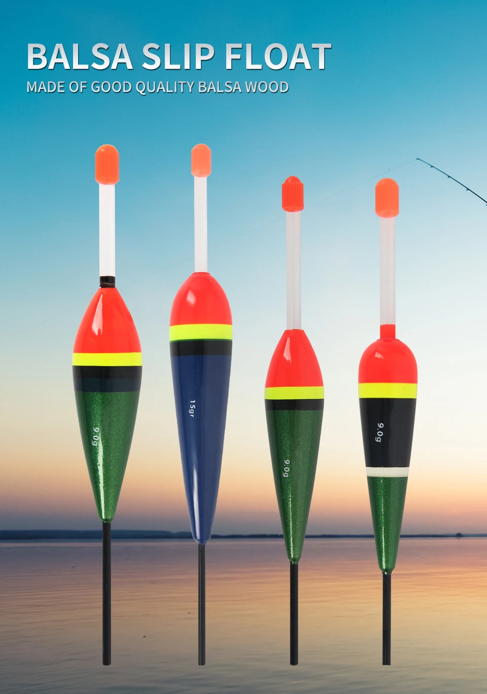 批发轻木滑动钓鱼浮子夜Led钓鱼浮子浮子| Alibaba.com