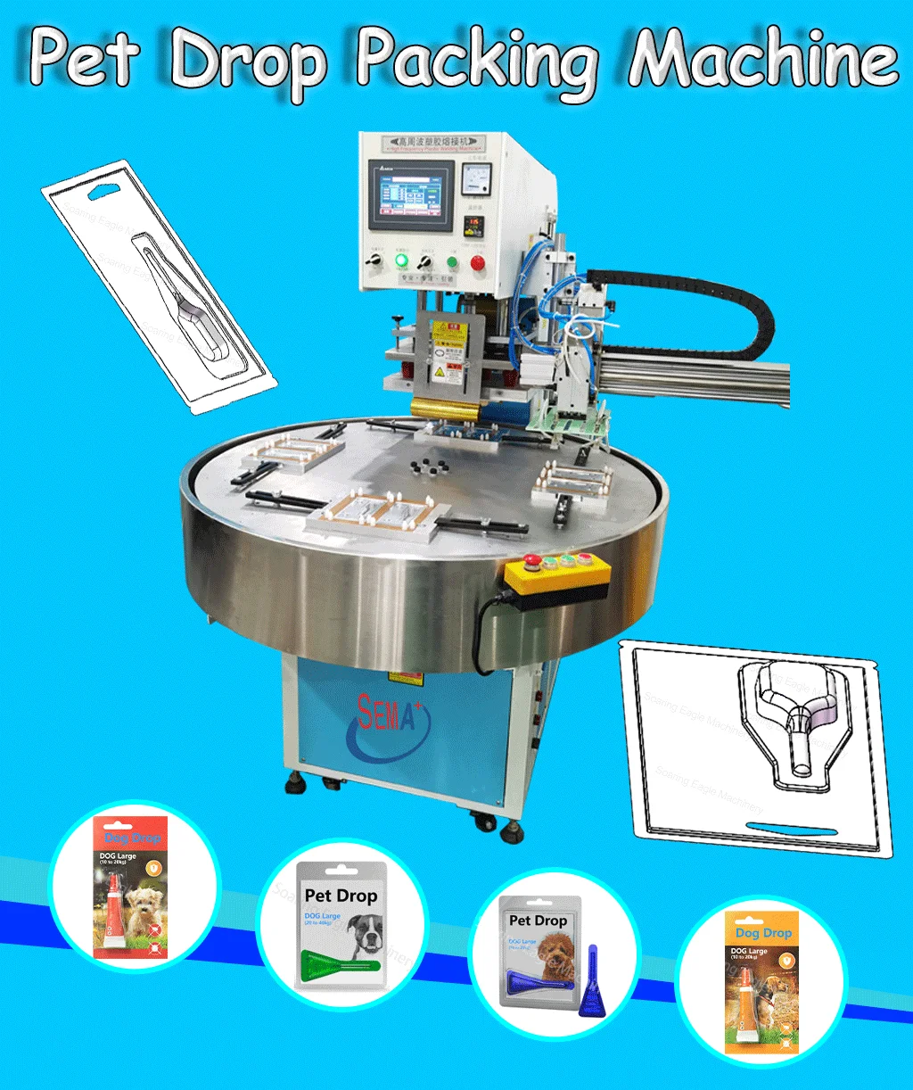Automatic Rotary Disc Blister Sealing Machine For Pvc Blister Sealing ...