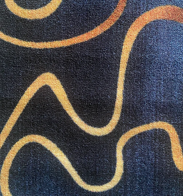 Polypropylene Cut Pile Custom 3d Printed Wall To Wall Carpet For ...