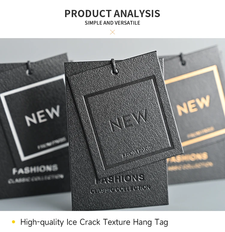 Custom Luxury Hanging Label - Free Swing Hangtag Printed