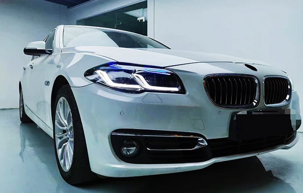 Car Front Lamp For Bmw 5series F10 F11 F18 2011-2017 Full Led Headlight ...