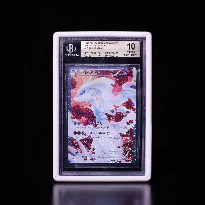 Display Guard for Graded Slabs Build-in Stand, Clear High Gloss Front ...