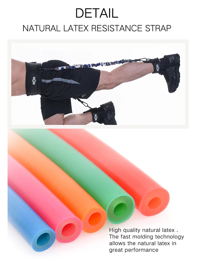 Innstar Squat Vertical Jump Trainer Leg Strength Resistance Bands Set ...