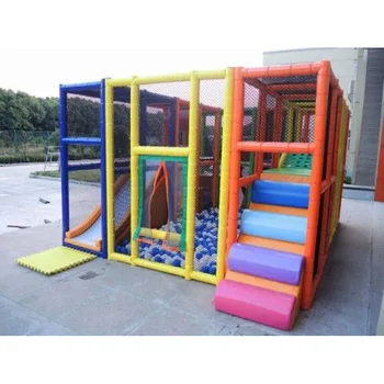 Big Party Rental Equipment Slide Mobile Soft Play Center Kids Portable ...