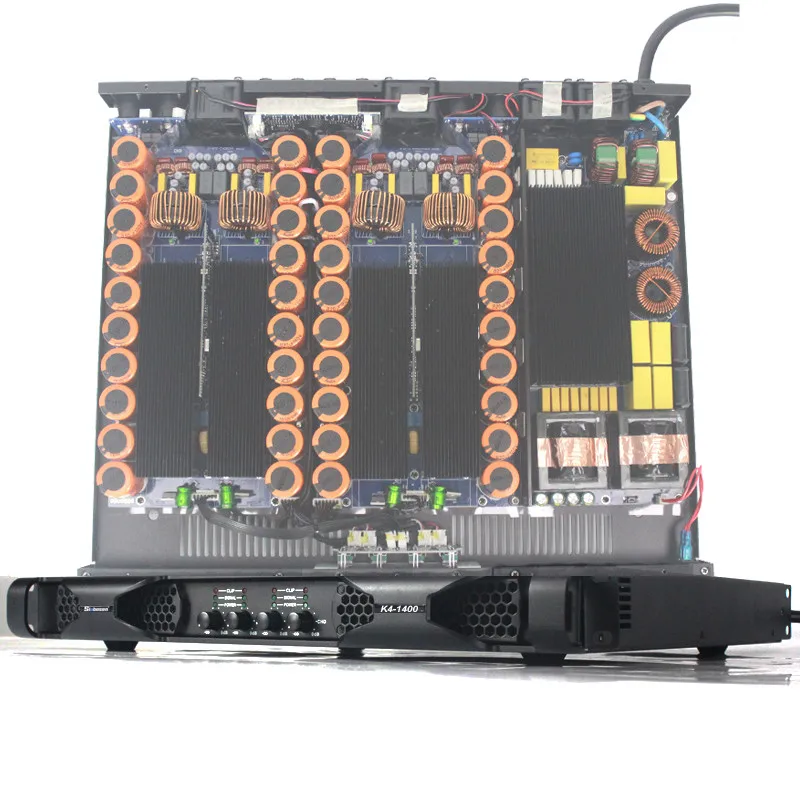 1u-class-d-power-amplifier K4-1400 4 Channels 1000w Amplifier Board Audio Public Adress System ...
