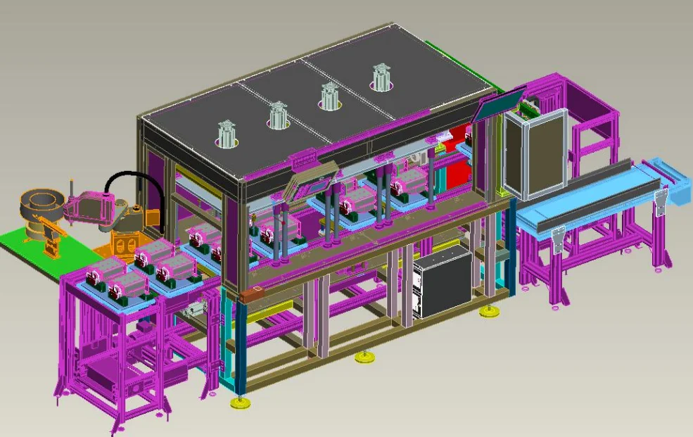 G18 Automobile Welding Assembly Testing Line Customized Machine for ...