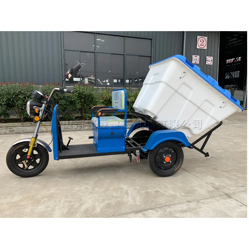 Garbage Storage Truck Electric Three-wheeled Garbage Collection And ...