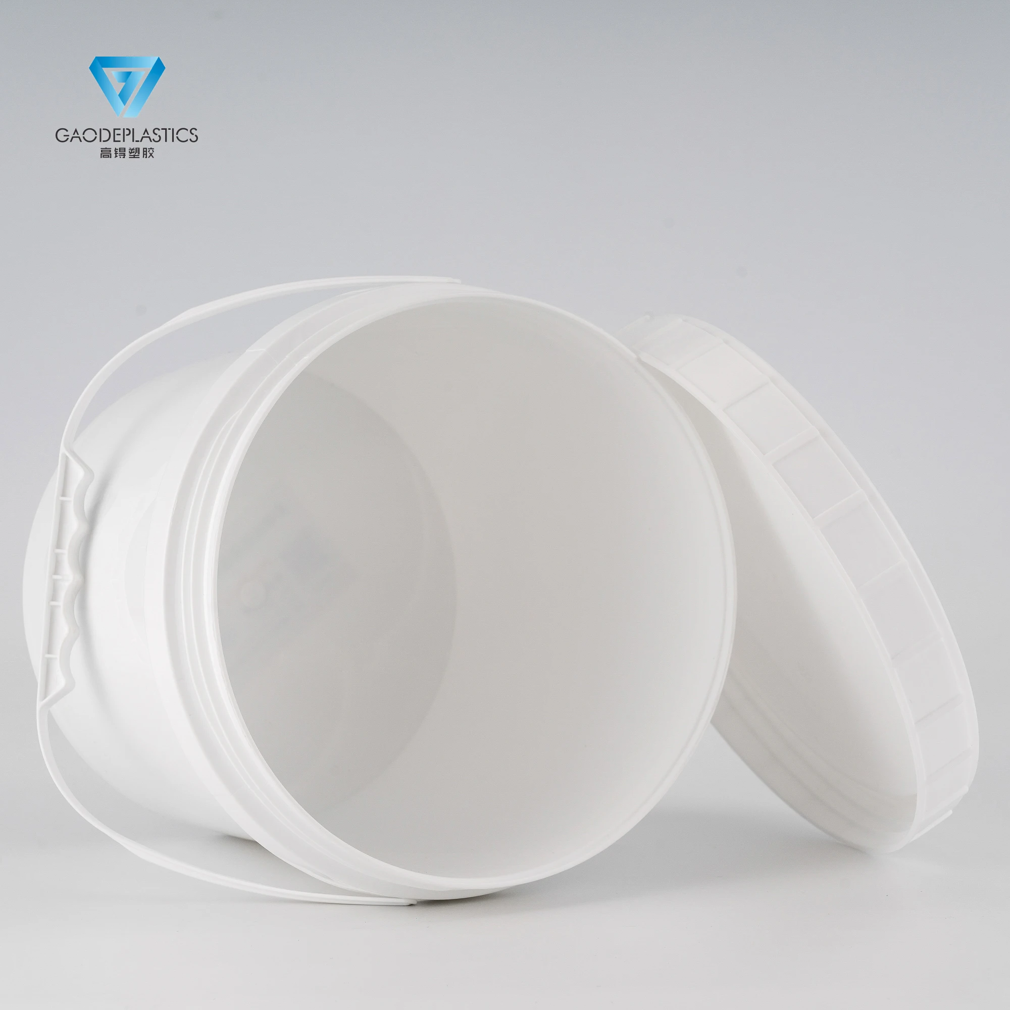 Customizable 5L Screw Lid Plastic Bucket Recyclable Leakproof Container ...