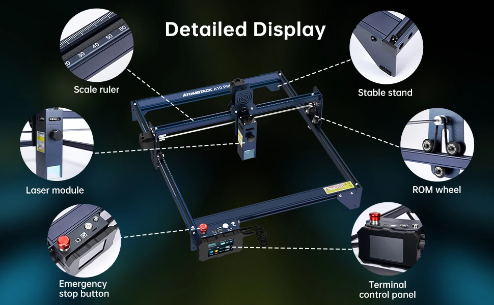 ATOMSTACK A10 Pro Laser Engraver - Precision & Portability