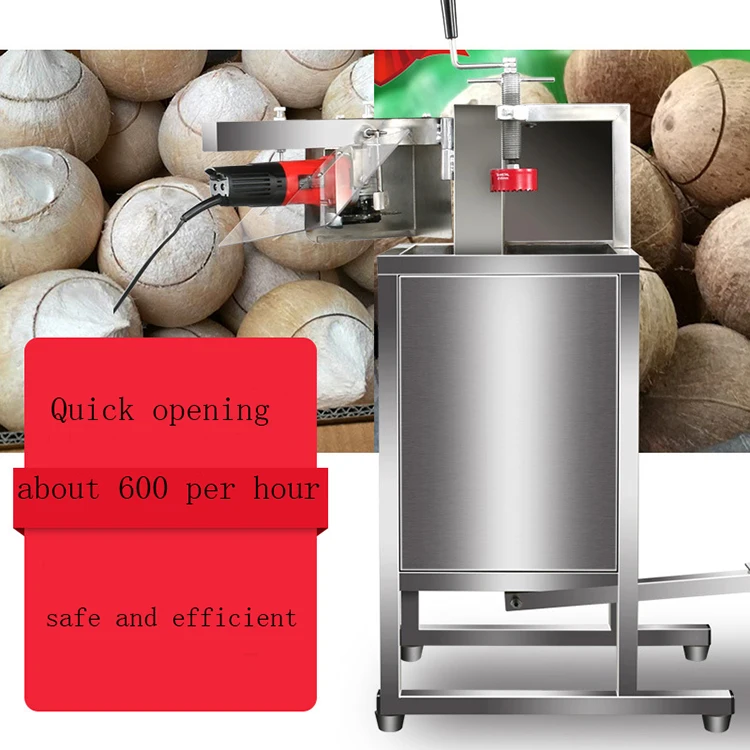 Commercial Coconut Shell Cutting Machine - Efficient & Durable