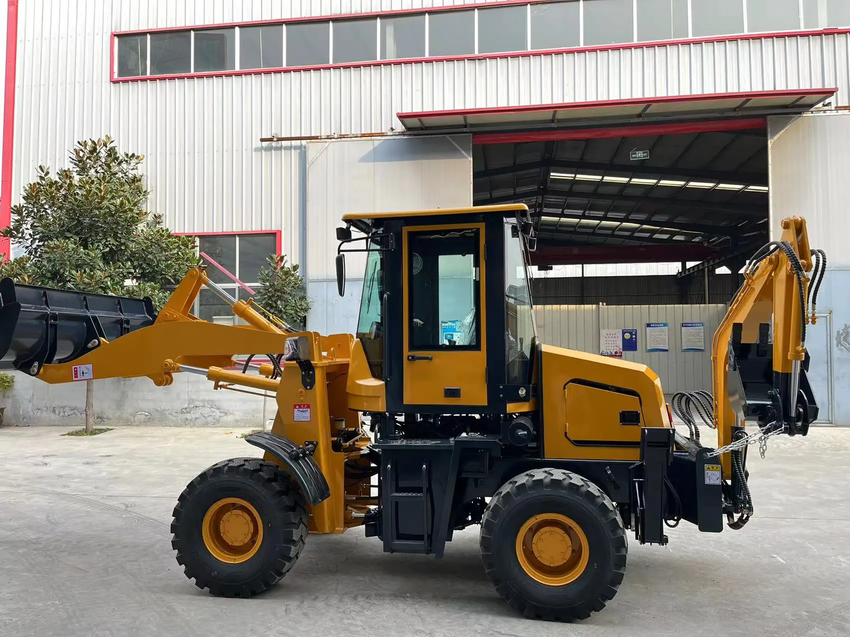 Earthmoving Machinery 4x4 Backhoe Loader Backhoe China Loaders Diesel ...