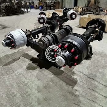 Single Point Suspension Bogie Tandem Trailer Axle - Buy Trailer Axle ...