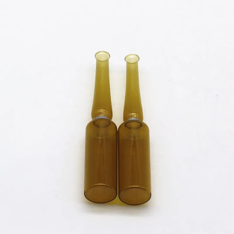 2 ml Disposable Mini Ampoule Bottle - Amber & Transparent Glass Vials ...