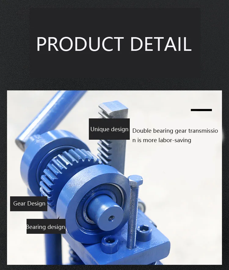 GEYU Hand-Operated Punching Machine - Deep Throat & Customization