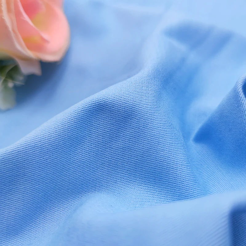 Custom Peach Twill Cotton Fabrics Textile 97%cotton 3%spandex Twill ...