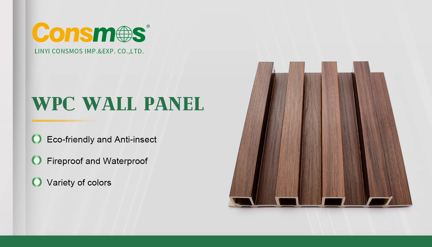 Indoor Wpc Wall Panel Wooden Gain Composite Laminated Wpc Wall Panels ...