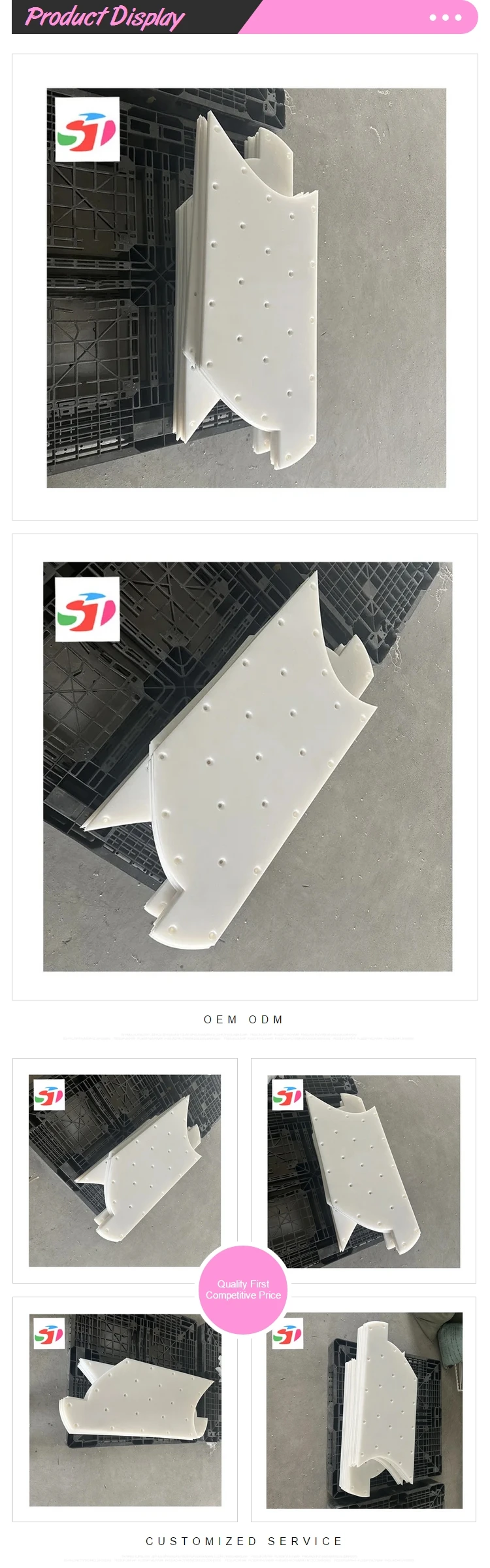 11 Hole A4 Size Transparent File Folder Protector Uhmwpe Pp ...