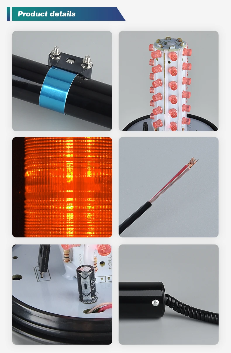 Pole Mounting Motorcycle Led Rear Tail Light High Quality Emergency ...