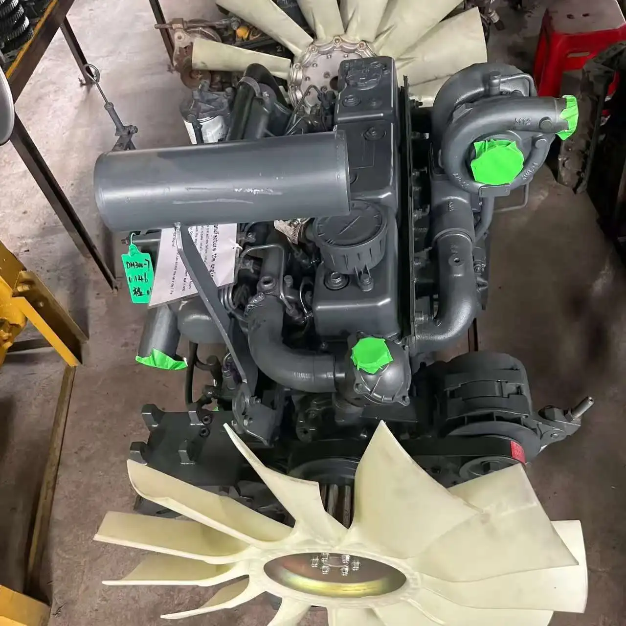 Genuine New Diesel Engine DE08 DE08TIS Assembly for Excavator DH300LC-7 ...