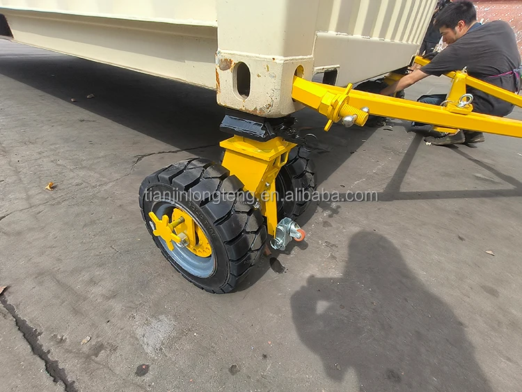 Mobile Heavy Solid Pneumatic Tire Module for Shipping Containers