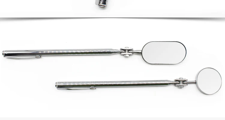 Customized Small Size Telescopic Repair Inspection Mirror With Pen Clip ...