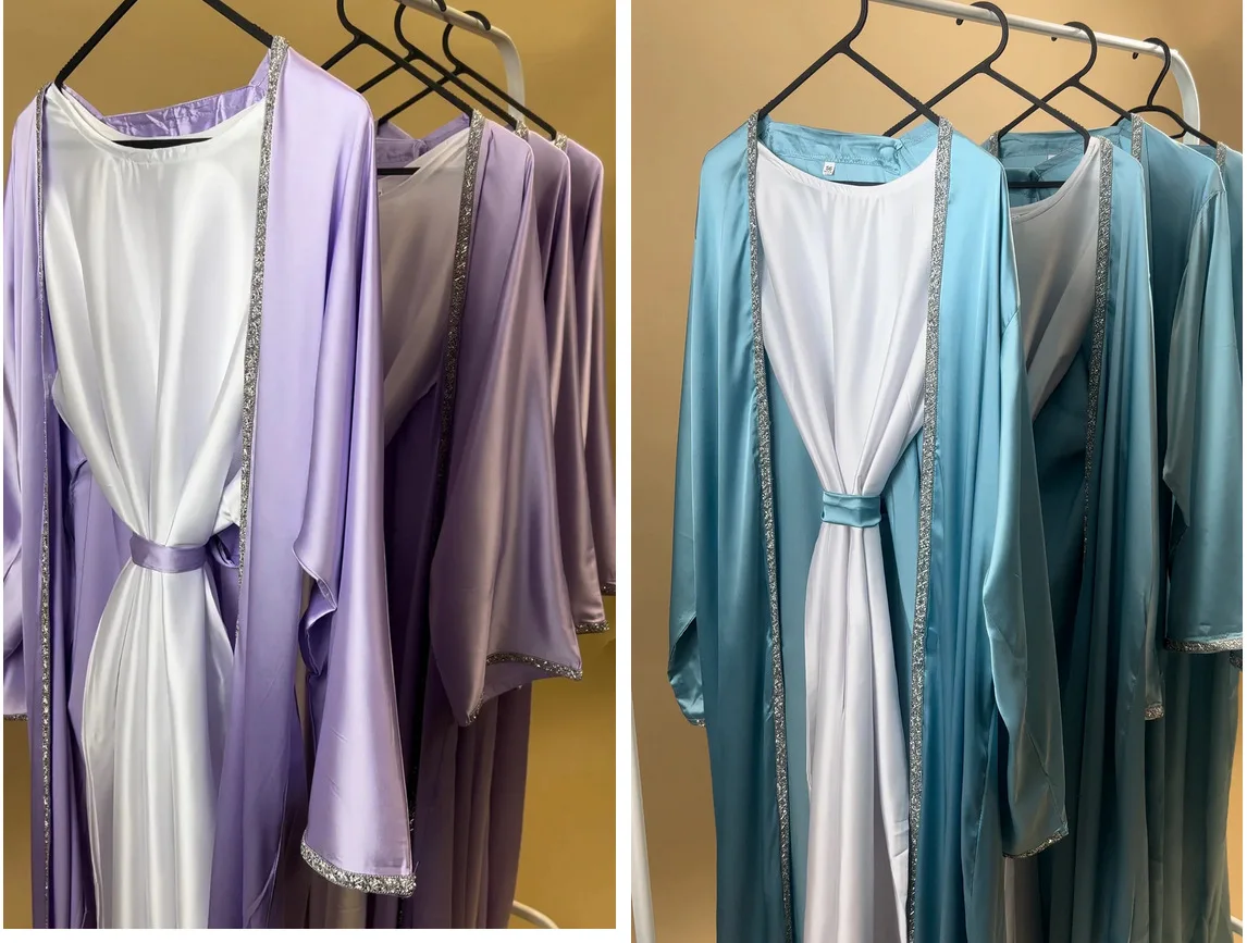 Ywqs Designs Eid Dubai Islamic Elegant Modest Abaya Women Muslim Dress ...
