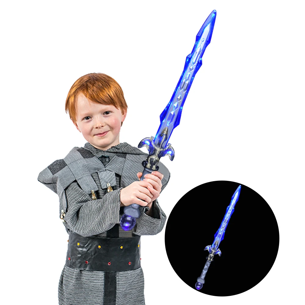 Light Up Dinosaur Sword For Kids Halloween Dress Up Toy Sword With ...