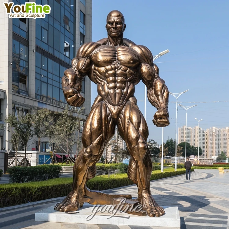 Life Size Bronze Muscle Man Bodybuilding Statue| Alibaba.com