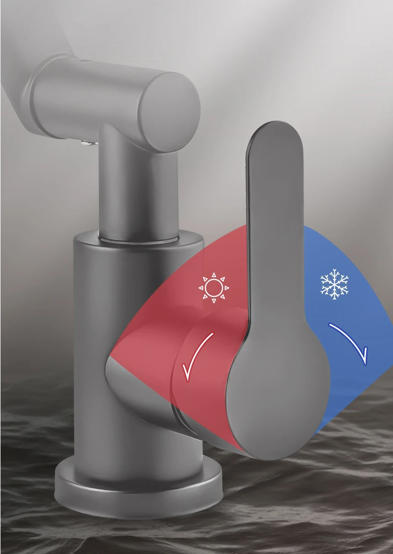 Swivel Bathroom Faucet Lavatory Basin Sink Faucet 1 Handle Aerator ...