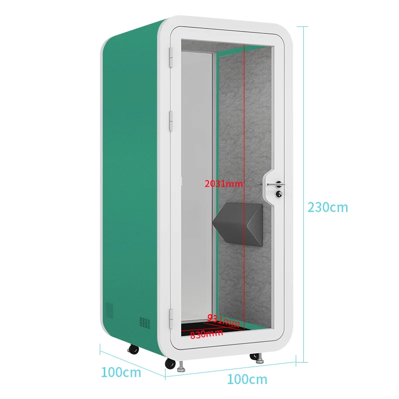 Modern Single Person Work Pod - Privacy & Acoustic Quality