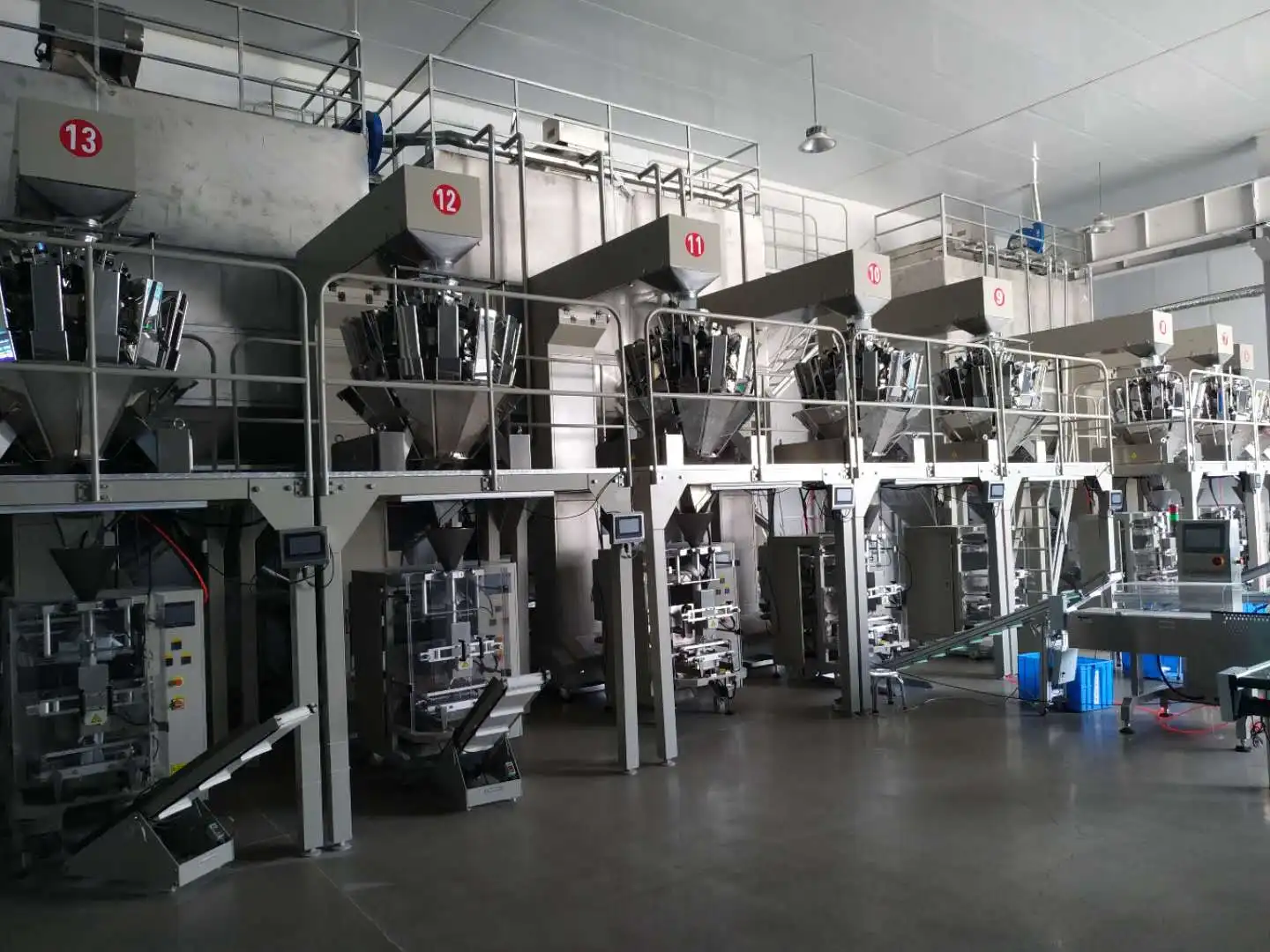High Speed Multihead Weigher for Grain Product Packaging