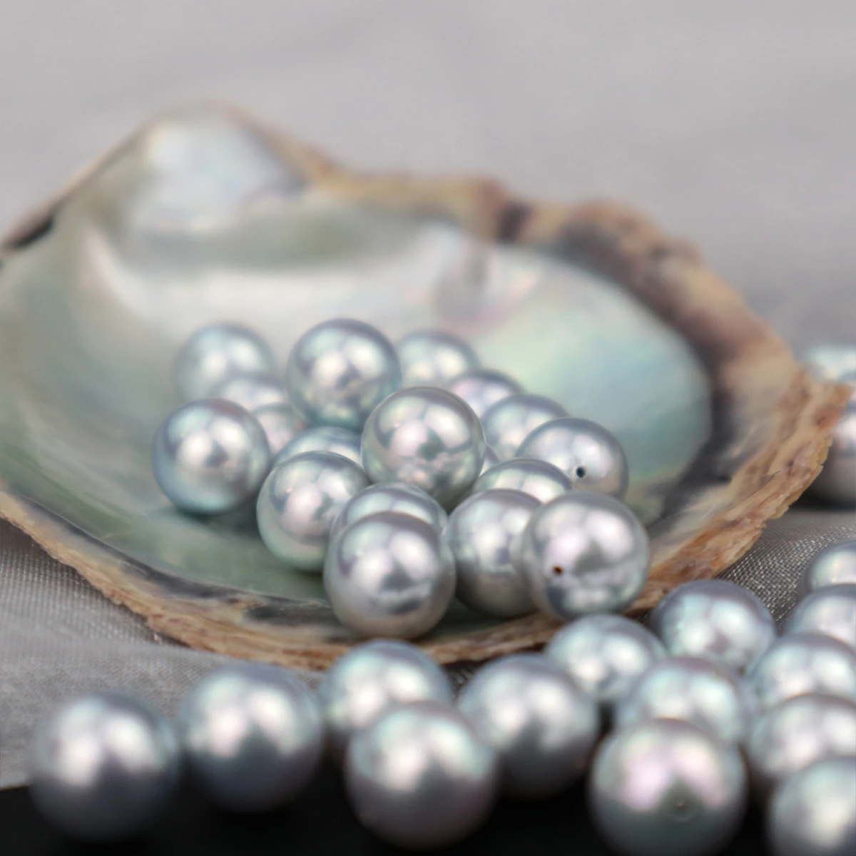 Japanese Blue Real Akoya Loose Pearls Natural Round and Baroque for ...
