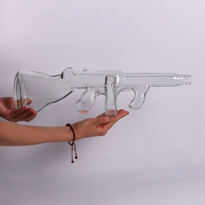 Thompson 800ml Bouteilles en verre en forme de pistolet pour bouteille ...