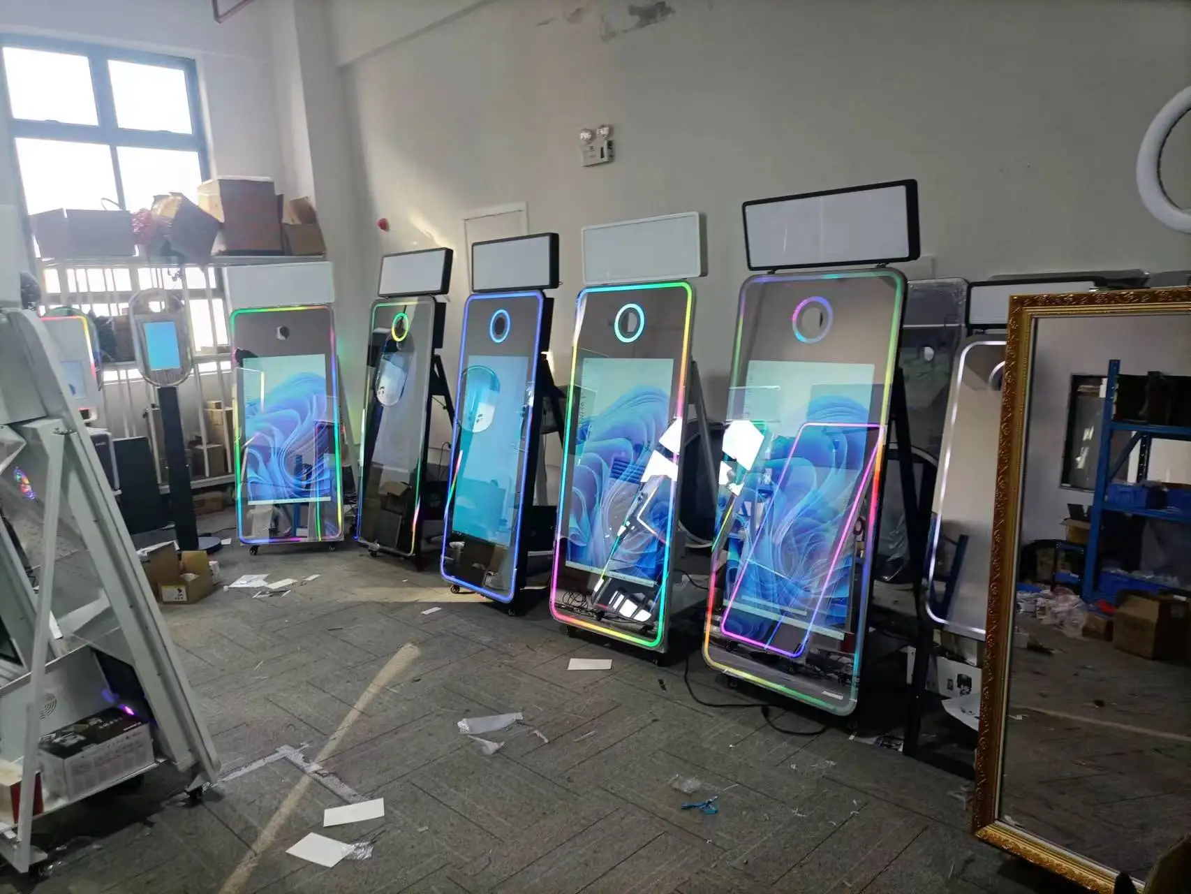 Magic Mirror Touch Screen Photo Booth With Camera And Printer For Party ...