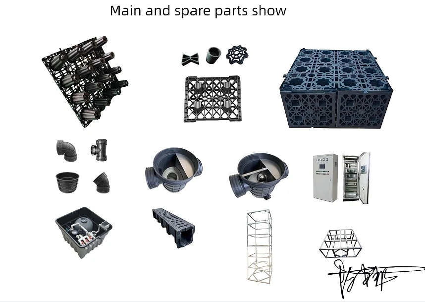 Interlocking Polypropylene Underground Rainwater Collection Module ...