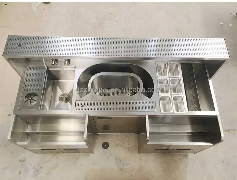 Customized Commercial Bar Station - Professional Cocktail Equipment