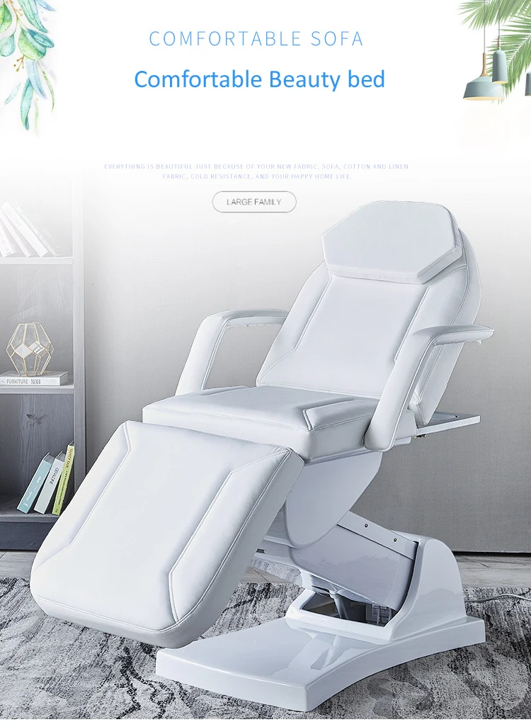 Modern Beauty Salon Furniture Spa Massage Table White Facial Bed ...