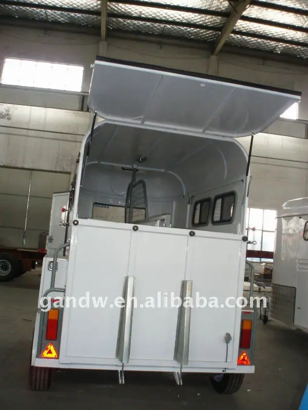 2 Horse Float Cart with Equestrian Equipment Saddles Premium Horse ...