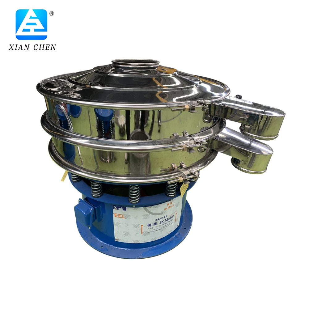 Industrial Rotari Sifter Round Gyratory Vibrating Screen Grain ...