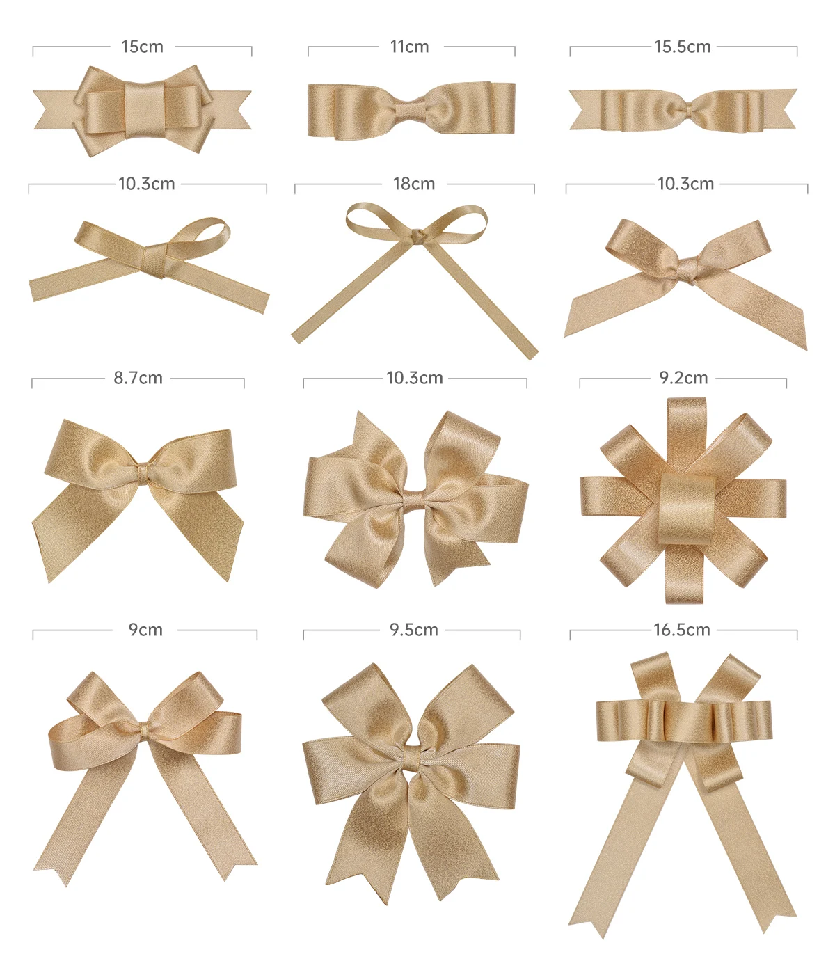 Yama Ribbon Custom Decorative Pre Tied Elastic Neck Satin Ribbon Bow ...