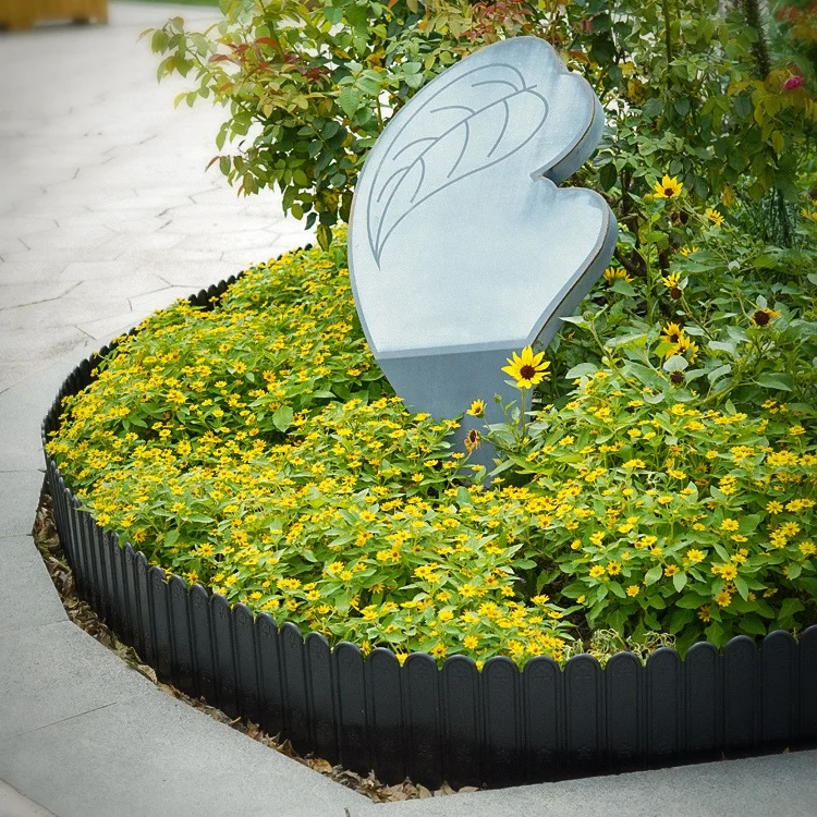 Outdoor Plastic Garden Fence - Decorative & Easy to Assemble